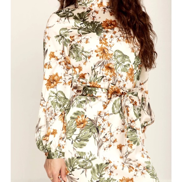 Veiled | Dresses | Palm Satin Maxi Dress | Poshmark